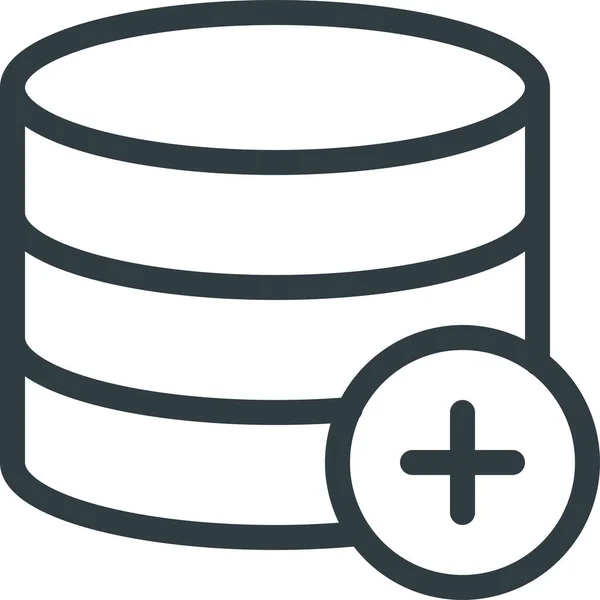 Data Database Protect Icon Outline Style Stock Vector by ©iconfinder 462791292