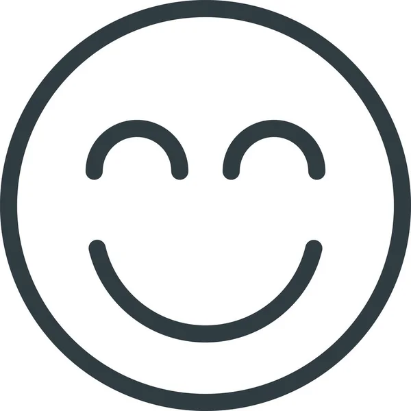 Emoji Emote Emoticon Icon Outline Style Stock Vector Image by ...