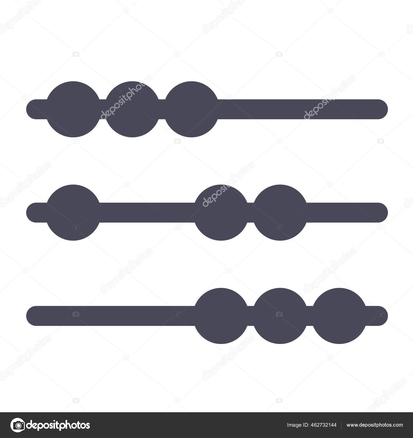 Abacus Addition Calc Icon Solid Style Stock Vector Image by ©iconfinder ...