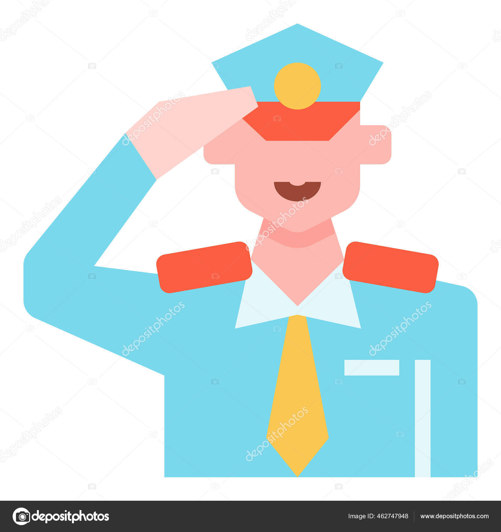 Avatar Career Guard Icon Stock Vector Image by ©iconfinder #462747948