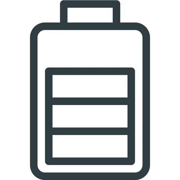 Acumulator Battery Full Icon Outline Style Stock Vector by ©iconfinder ...