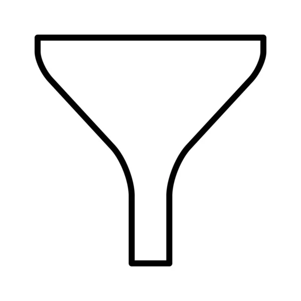 Conversion Filter Funnel Icon Solid Style Stock Vector Image by ...