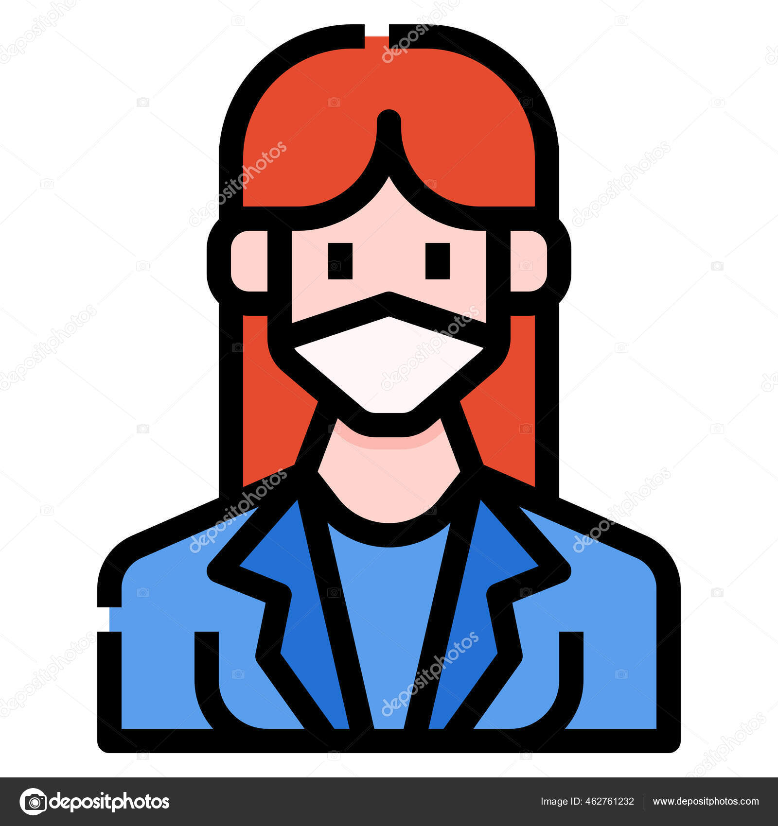 Ikon Masker Avatar Vektor Stok oleh ©iconfinder 462761232