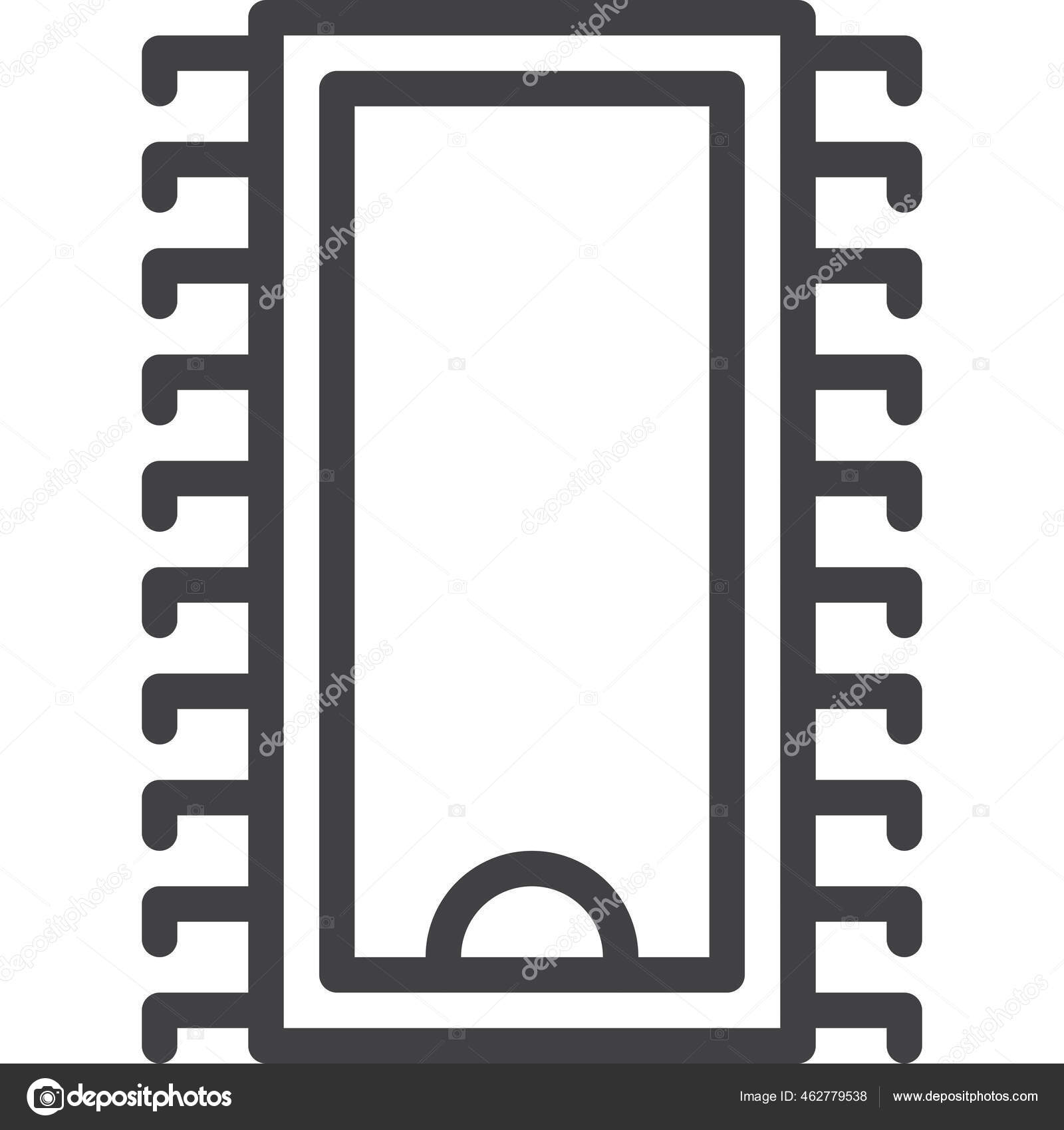 Cpu Clipart Black And White