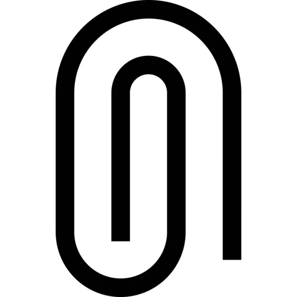 Atachment Attache Attachement Icon Outline Style Stock Vector by ...