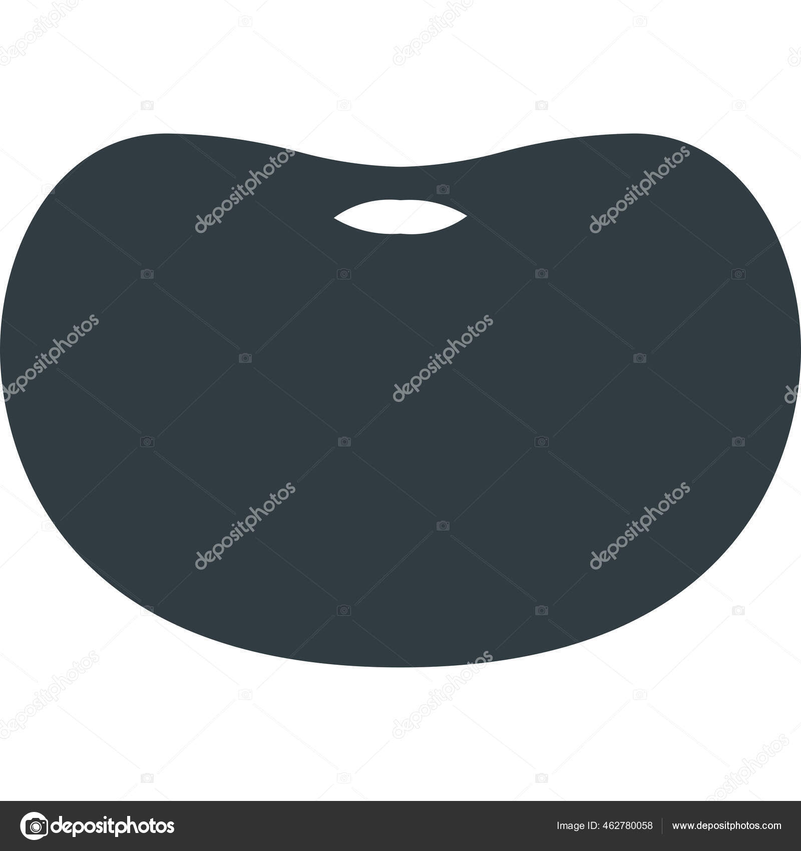 Bean Food Haricot Icon Solid Style Stock Vector Image by ©iconfinder ...