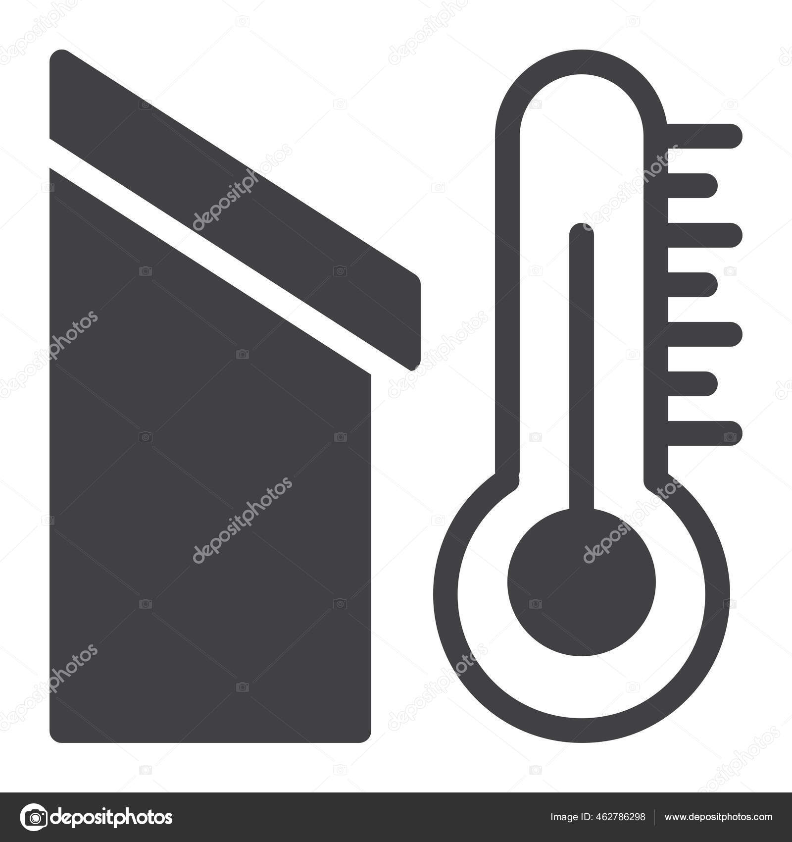 Temperature Thermometer Icon Stock Vector by ©iconfinder 462786298