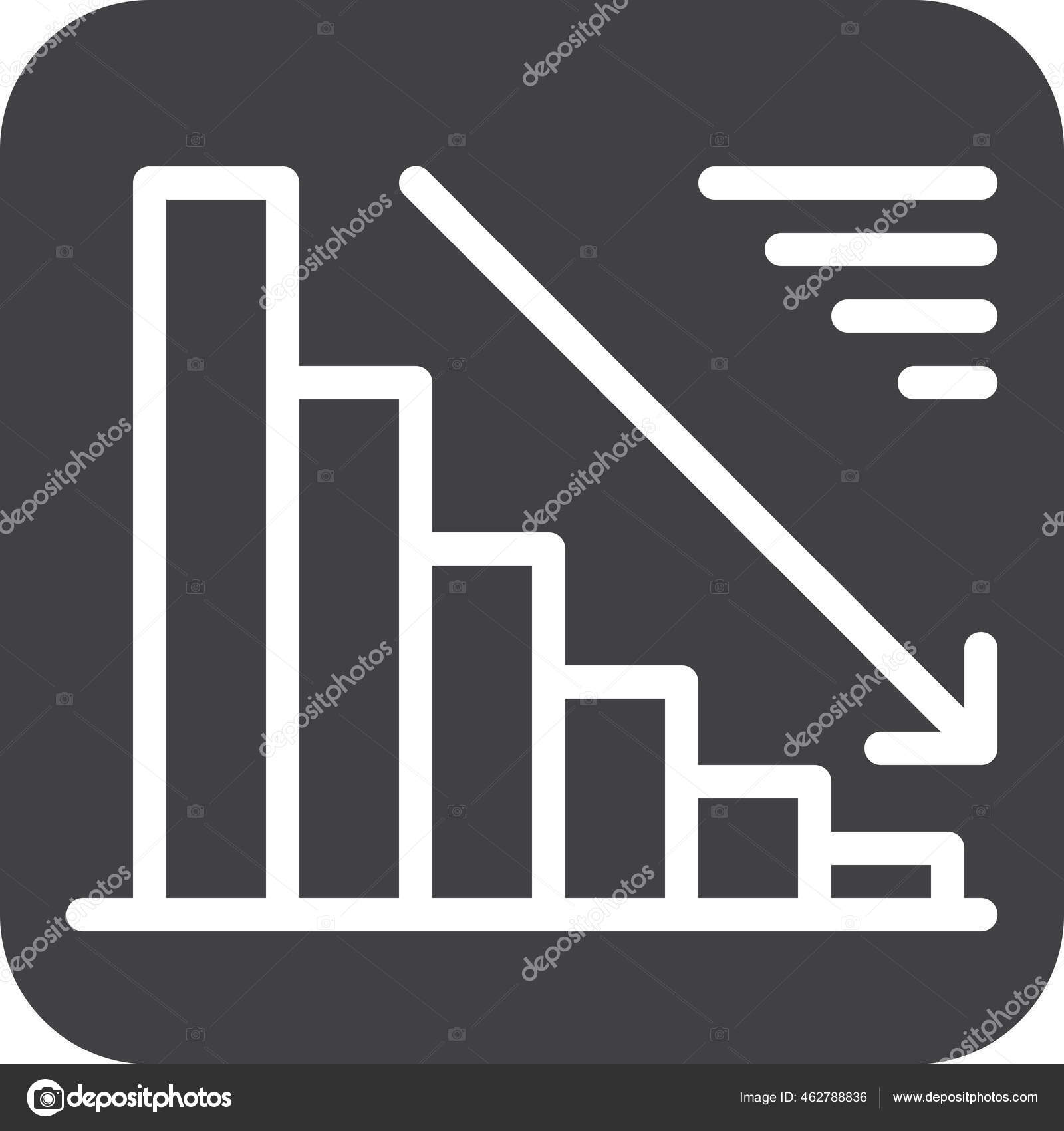 Arrow Chart Icon Stock Vector by ©iconfinder 462788836