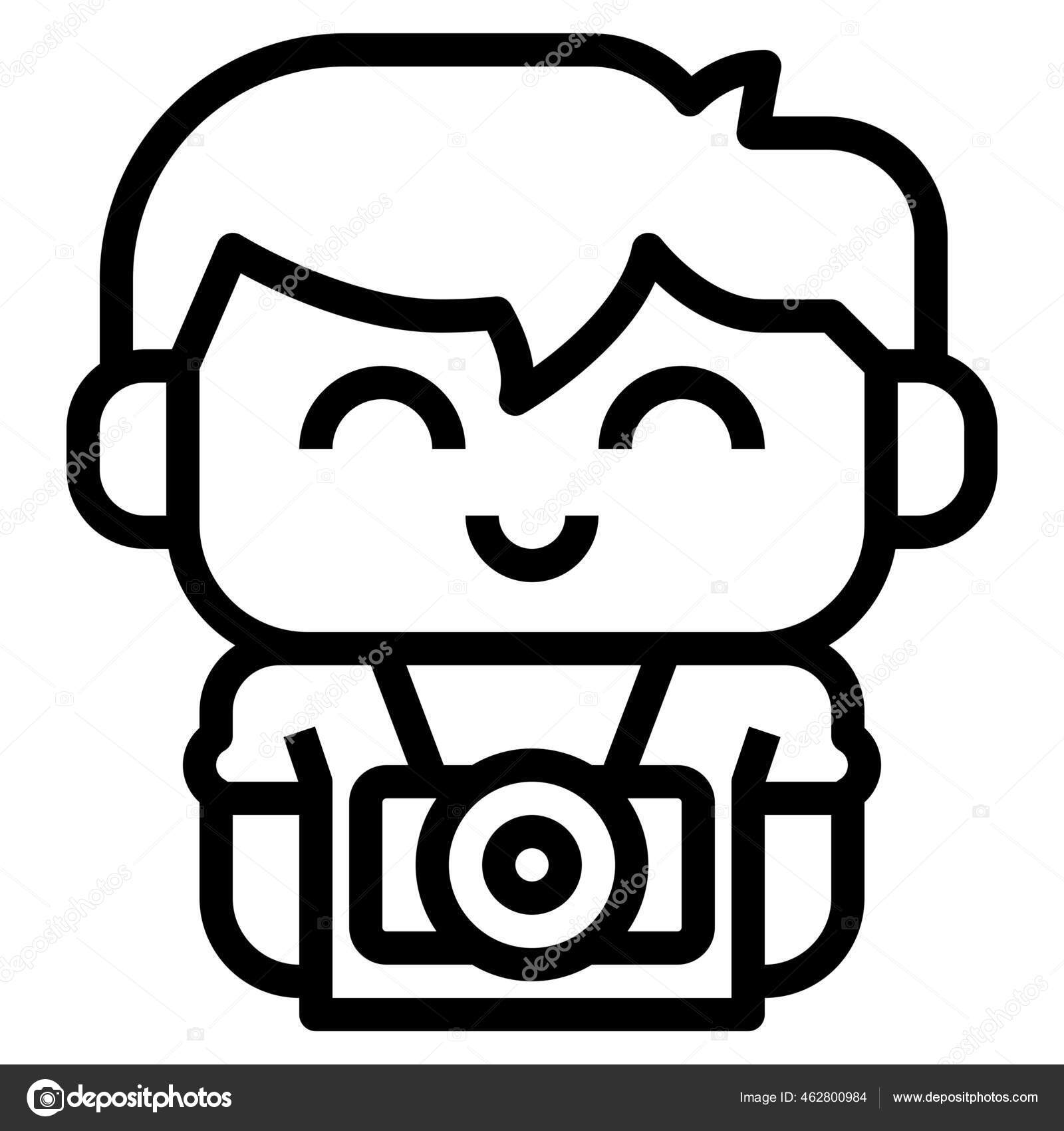 Photographer Man User Icon Stock Vector by ©iconfinder 462800984