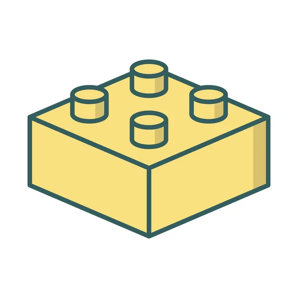 Structure Bricks Building Icon Filled Outline Style Stock Vector by ...