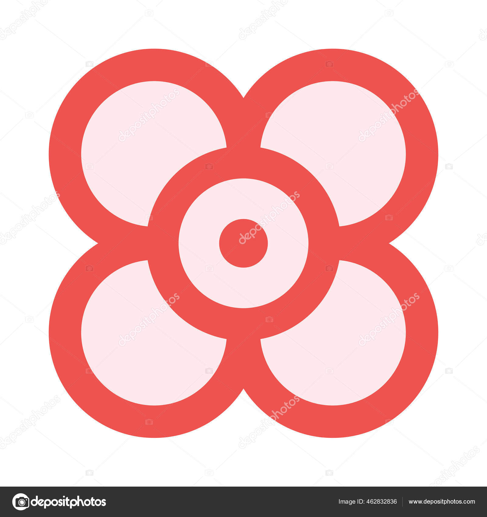 Bud Floral Flower Icon Agriculture Farming Gardening Category Stock ...