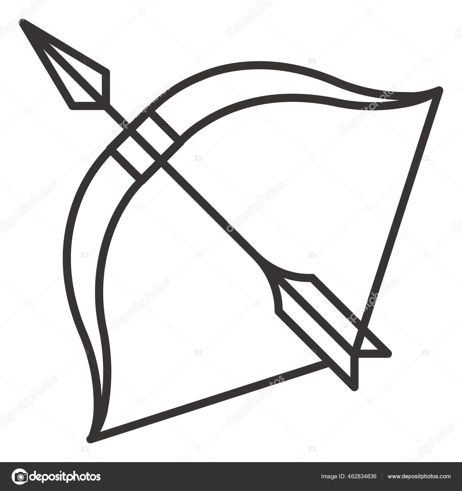 Medieval Archer Outline