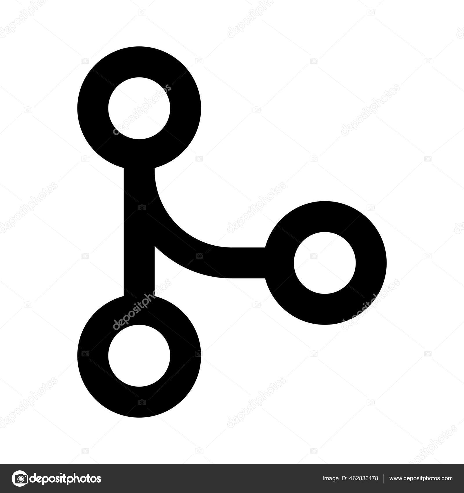 Command Commit Git Icon Marketing Seo Category Stock Vector by ...