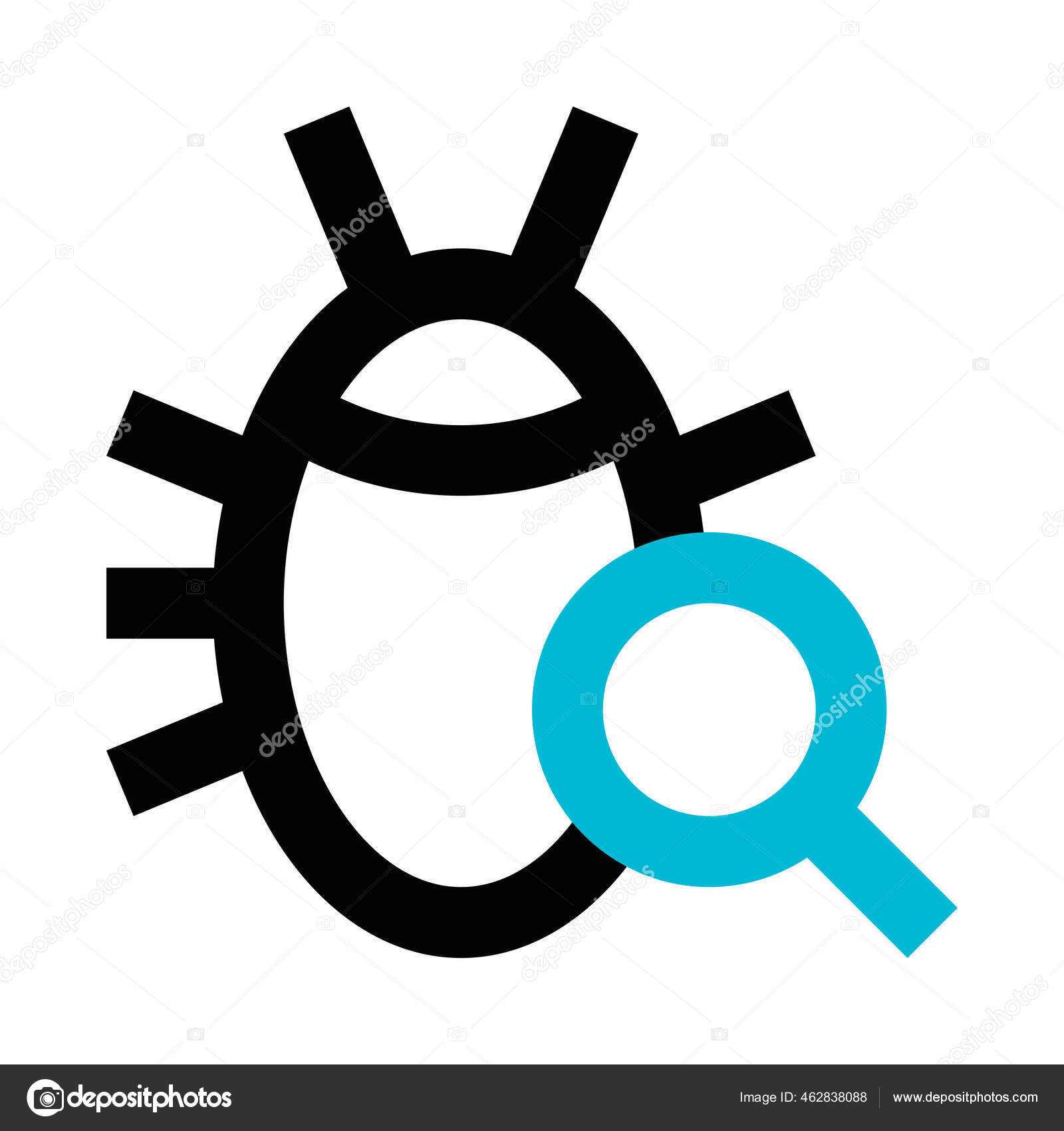 Beetle Bug Fix Icon Outline Style Stock Vector Image by ©iconfinder ...