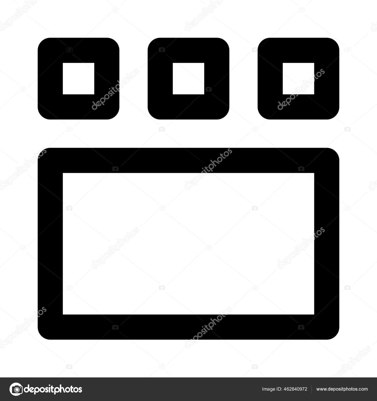 Blocks Columns Grid Icon Stock Vector Image by ©iconfinder #462840972