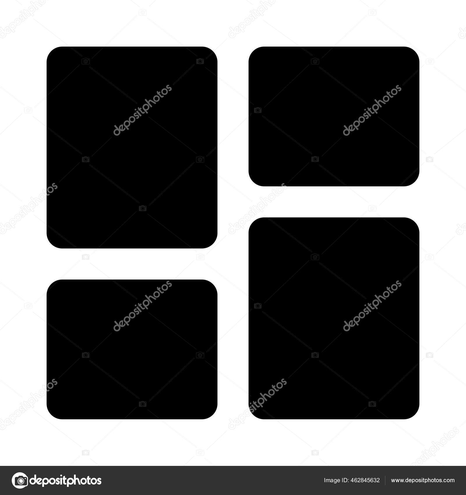 Block Columns Grid Icon Stock Vector by ©iconfinder 462845632