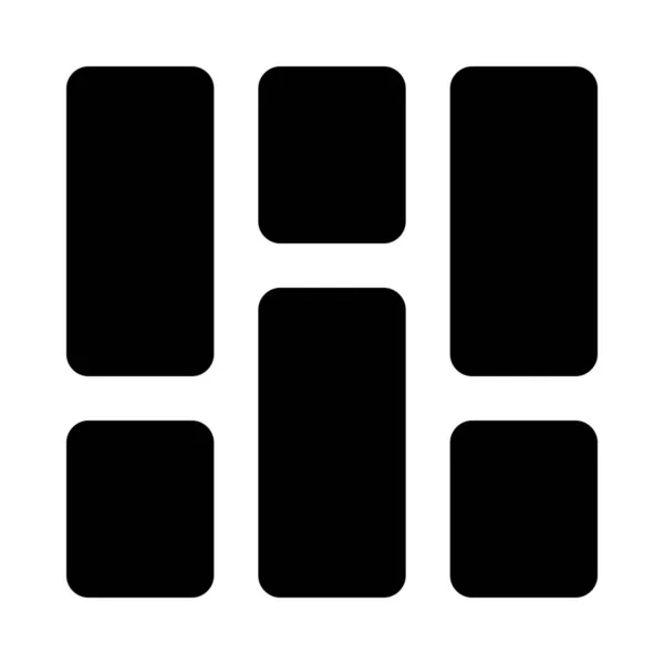 Block Columns Grid Icon Stock Vector by ©iconfinder 462845632