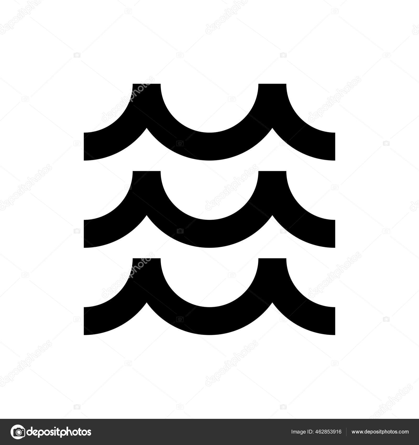 Océano Agua Mar Icono Vector de stock #462853916 de ©iconfinder