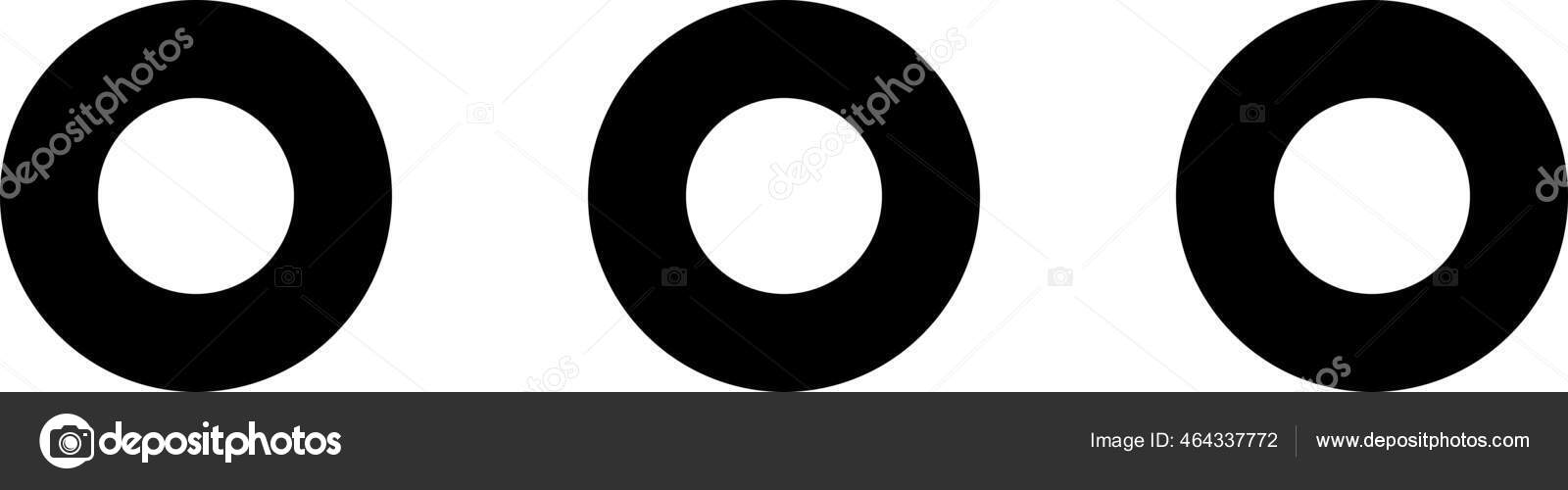 Ellipsis Layout Loading Icon Outline Style Stock Vector Image by ...
