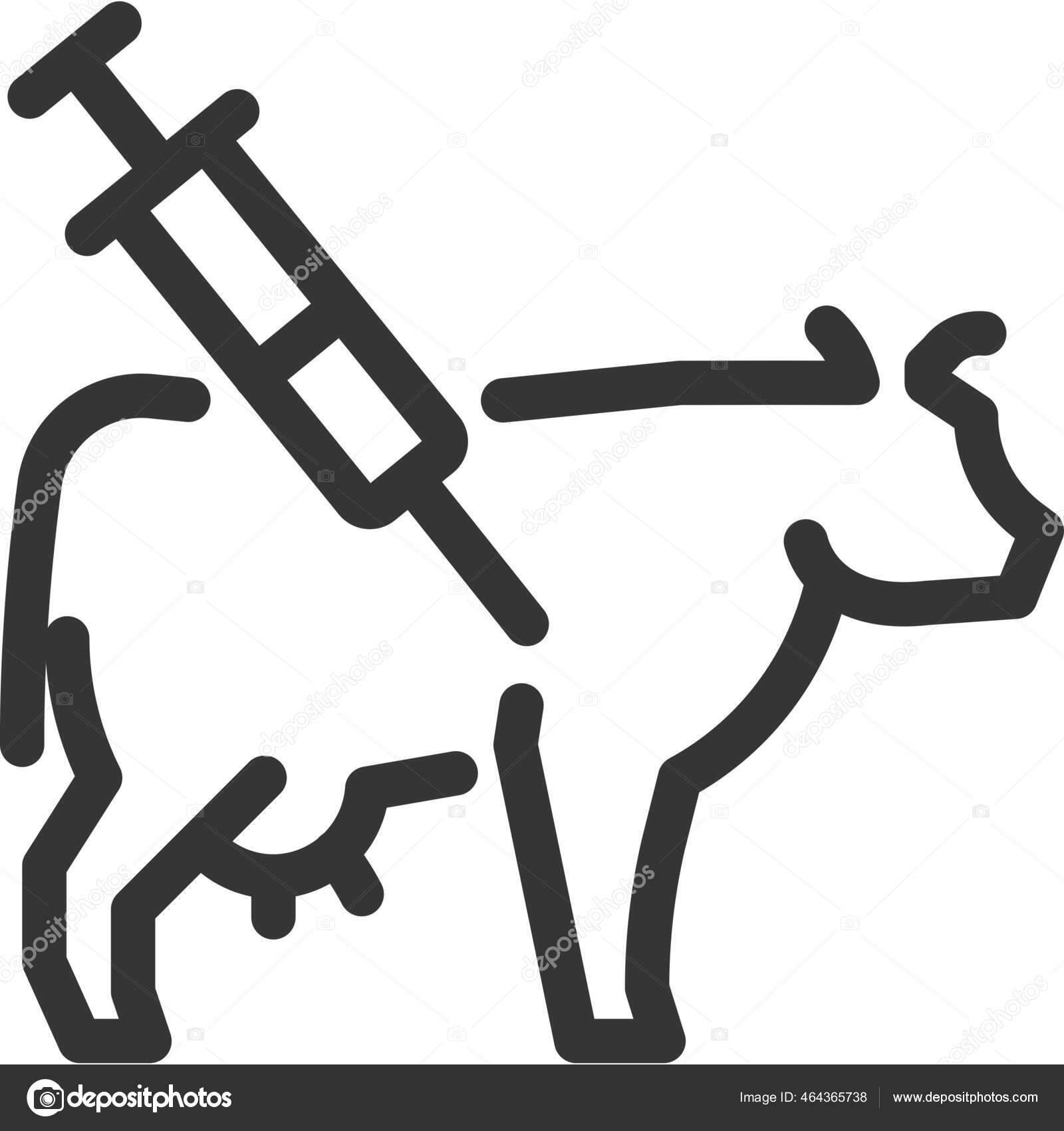 Cow Gmo Genetically Modified Organisms Icon Stock Vector Image by ...