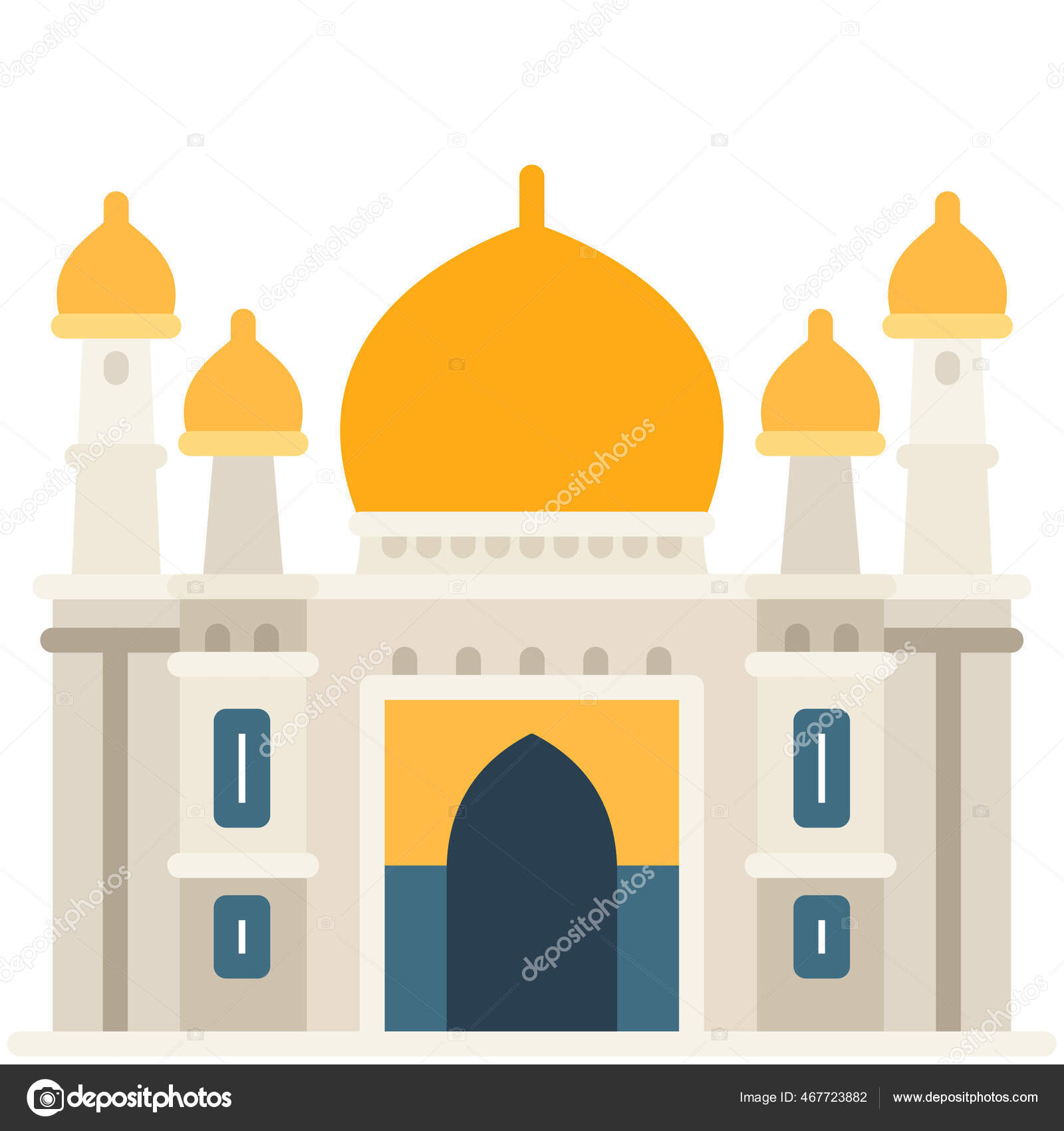 Islam Building Muslim Icon Stock Vector by ©iconfinder 467723882