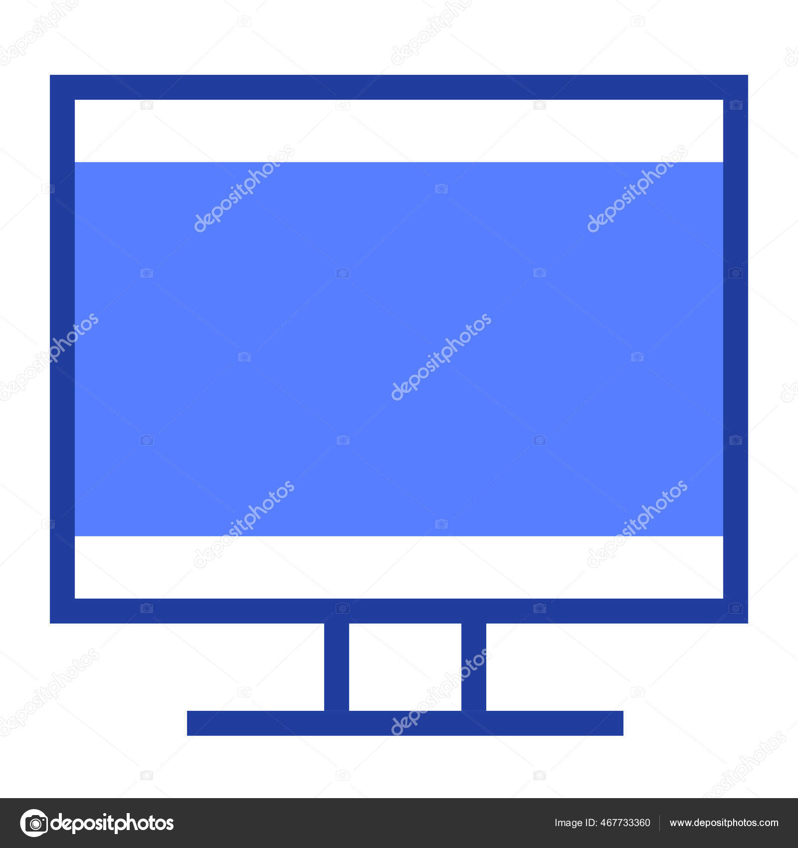 Computer Monitor Screen Icon Stock Vector by ©iconfinder 467733360