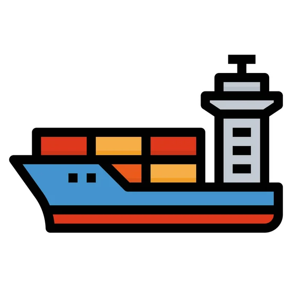 Container ship transport icon Stock Photos, Royalty Free Container ship ...
