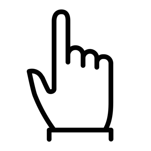 Gesture Hand Point Icon Outline Style Stock Vector Image by ©iconfinder ...