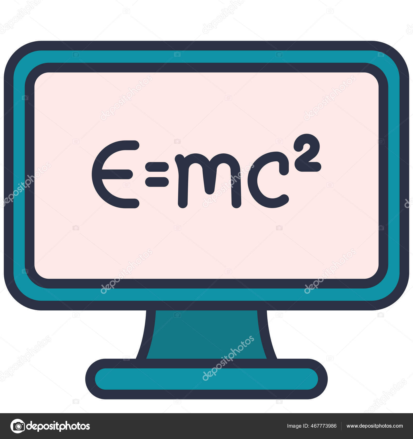 Computer Education Einstein Icon Stock Vector by ©iconfinder 467773986