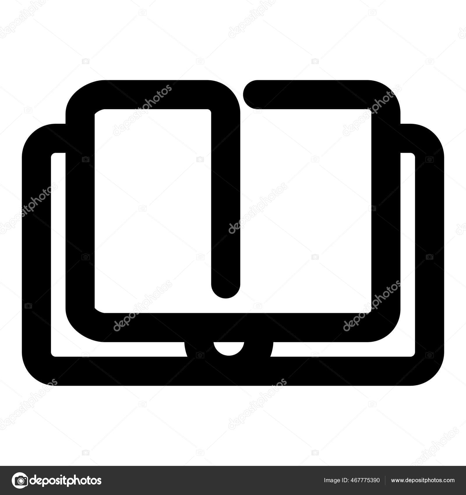 Knowledge Learning Open Book Icon Outline Style Stock Vector by ...