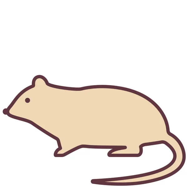 Animal Mice Mouse Icon Filled Outline Style Stock Vector by ©iconfinder ...