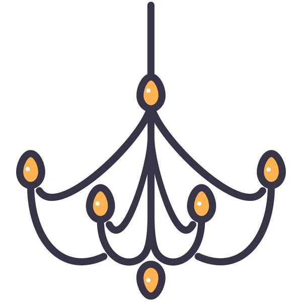 Easy Chandelier Drawing