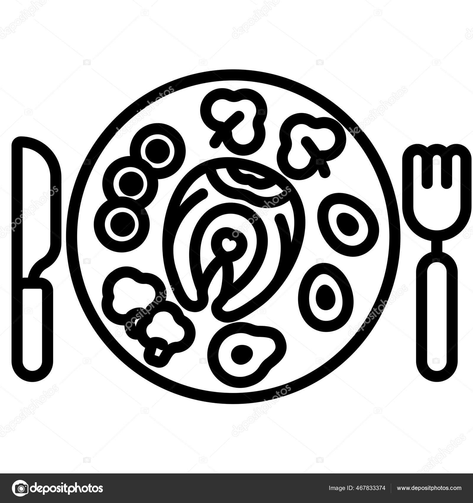 Care Dinner Eating Icon Stock Vector Image by ©iconfinder #467833374