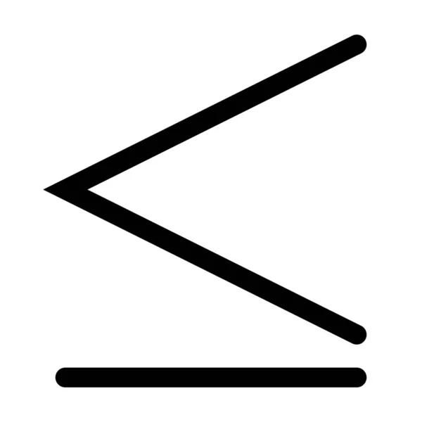 Es menor o igual a icono Imágenes Vectoriales, Gráfico Vectorial de Es ...