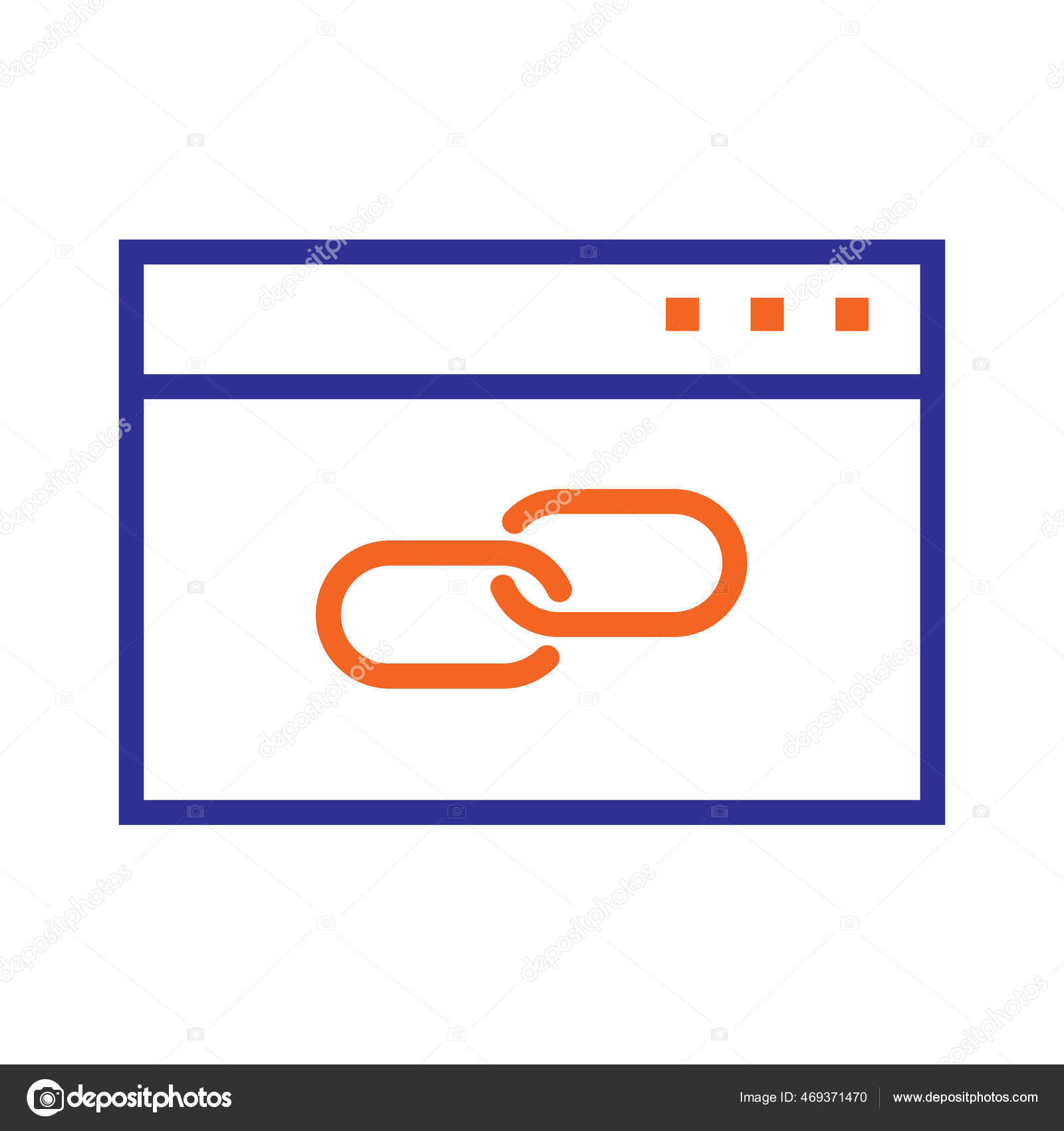 Anhang Hinzufügen Link Link Building Symbol Umrissstil Hinzufügen Stock ...