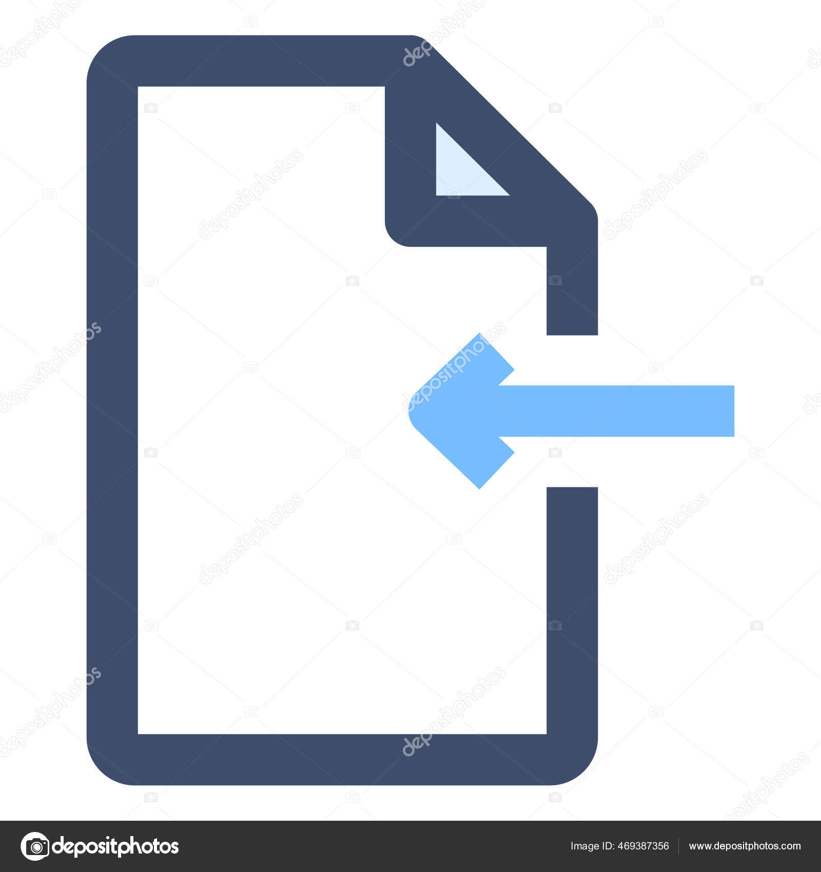Document File Import Icon Stock Vector by ©iconfinder 469387356 Document File Import Icon Stock Vector by ©iconfinder 469387356