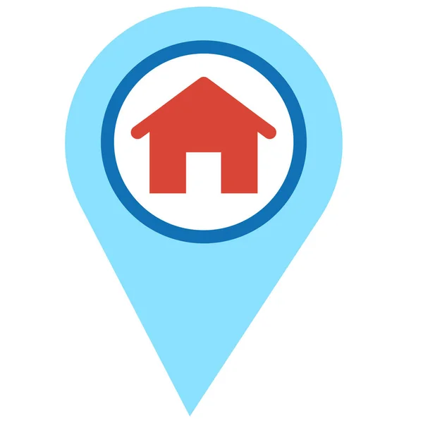 Gps House Location Icon Stock Vector by ©iconfinder 483610626