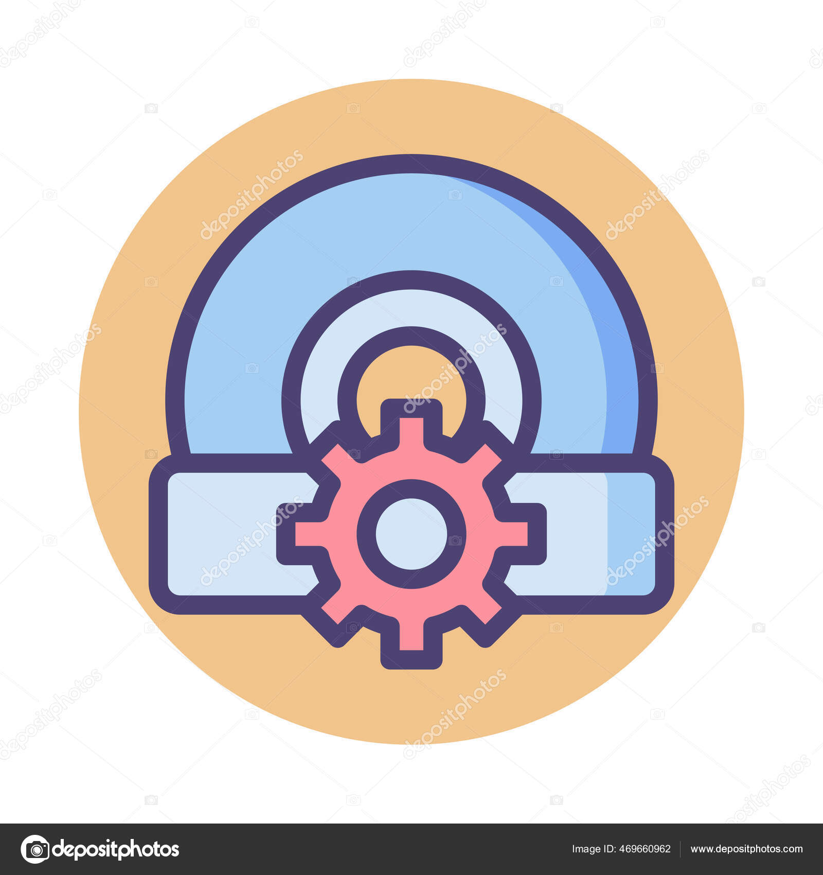 Programming Software Development System Icon Badge Style Stock ...