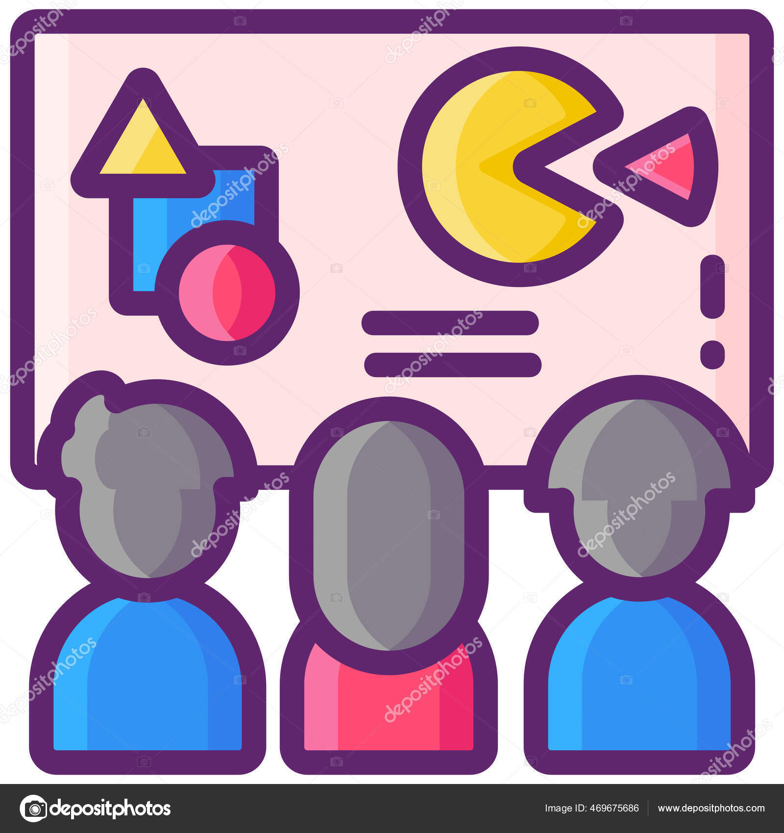 Grupo Clase Icono Del Equipo Vector de stock #469675686 de ©iconfinder