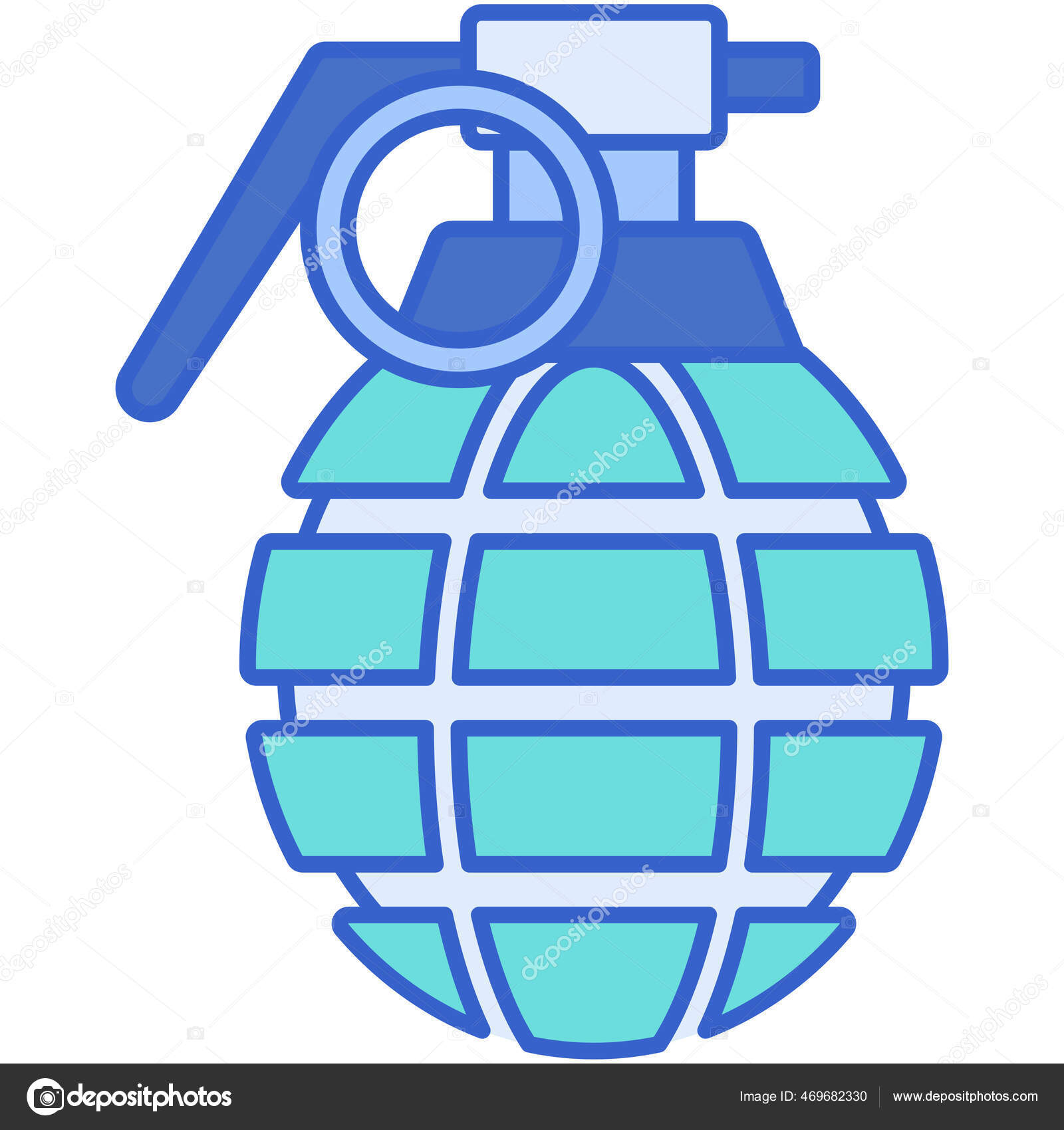 Bomb Grenade Gun Icon Stock Vector by ©iconfinder 469682330