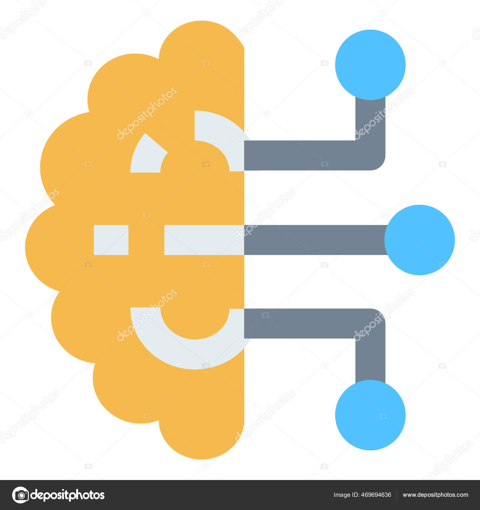 Brain Cloud Sharing Machine Learning Icon Stock Vector by ©iconfinder ...