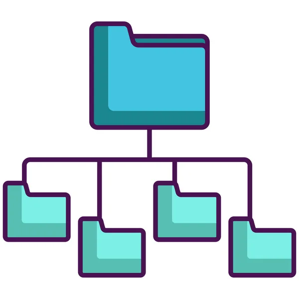 Network folder structure vektörler | Network folder structure vektör ...
