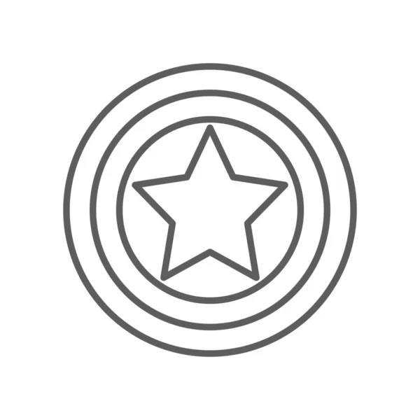 Captain America Shield Outline