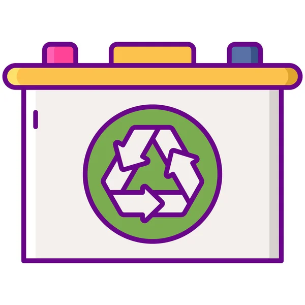 Icono de papelera de reciclaje Imágenes Vectoriales, Gráfico Vectorial de Icono de papelera de ...