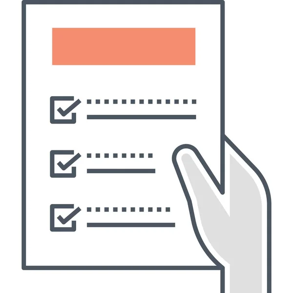 Checklist Control Icon Filled Outline Style Stock Vector by ©iconfinder ...