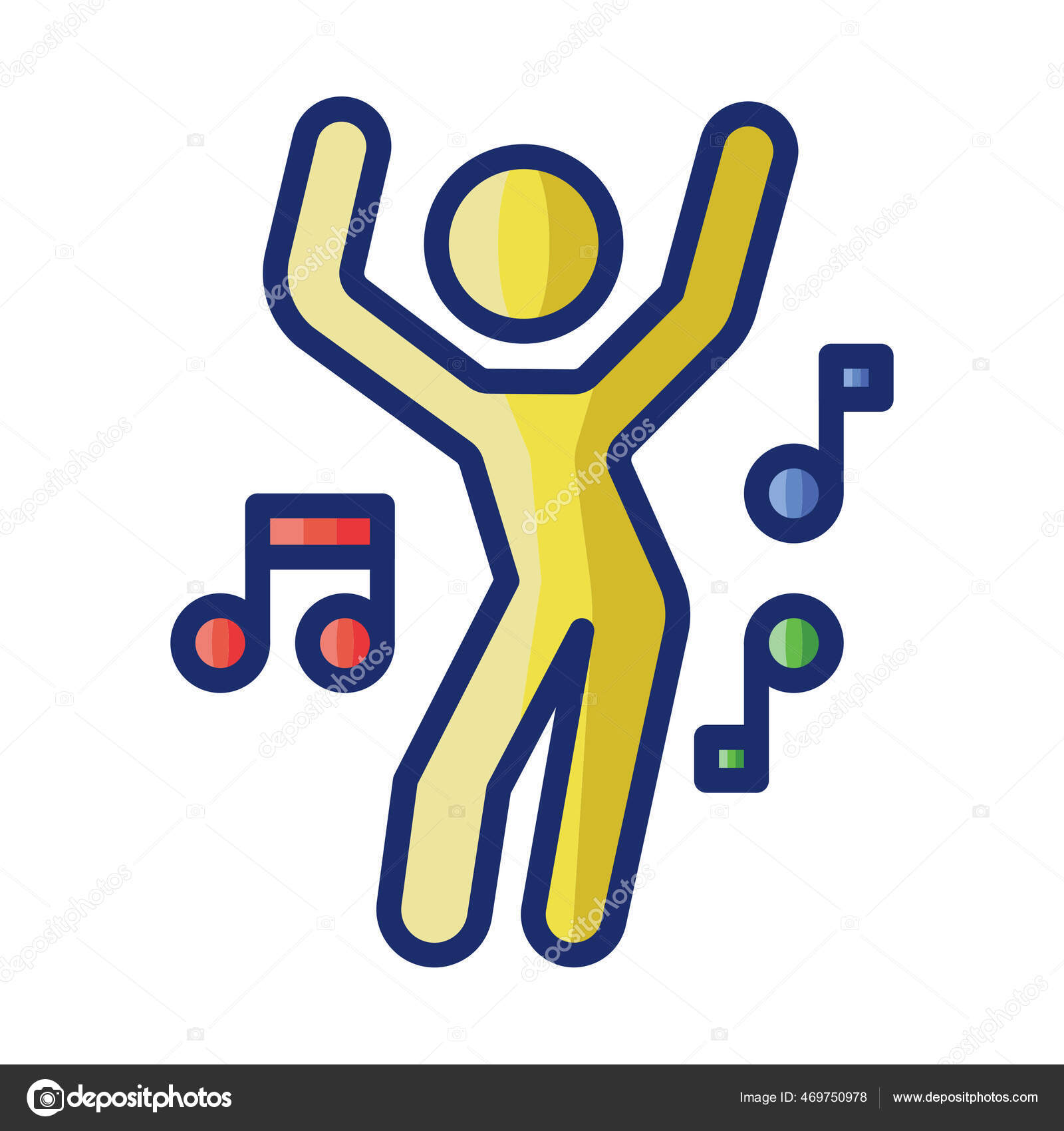 Dance Party Icon Dance Party Party Fun Entertain Vector SVG Icon SVG