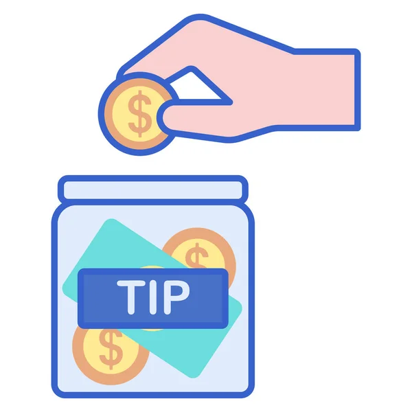 Tip jar icon Vector Art Stock Images | Depositphotos