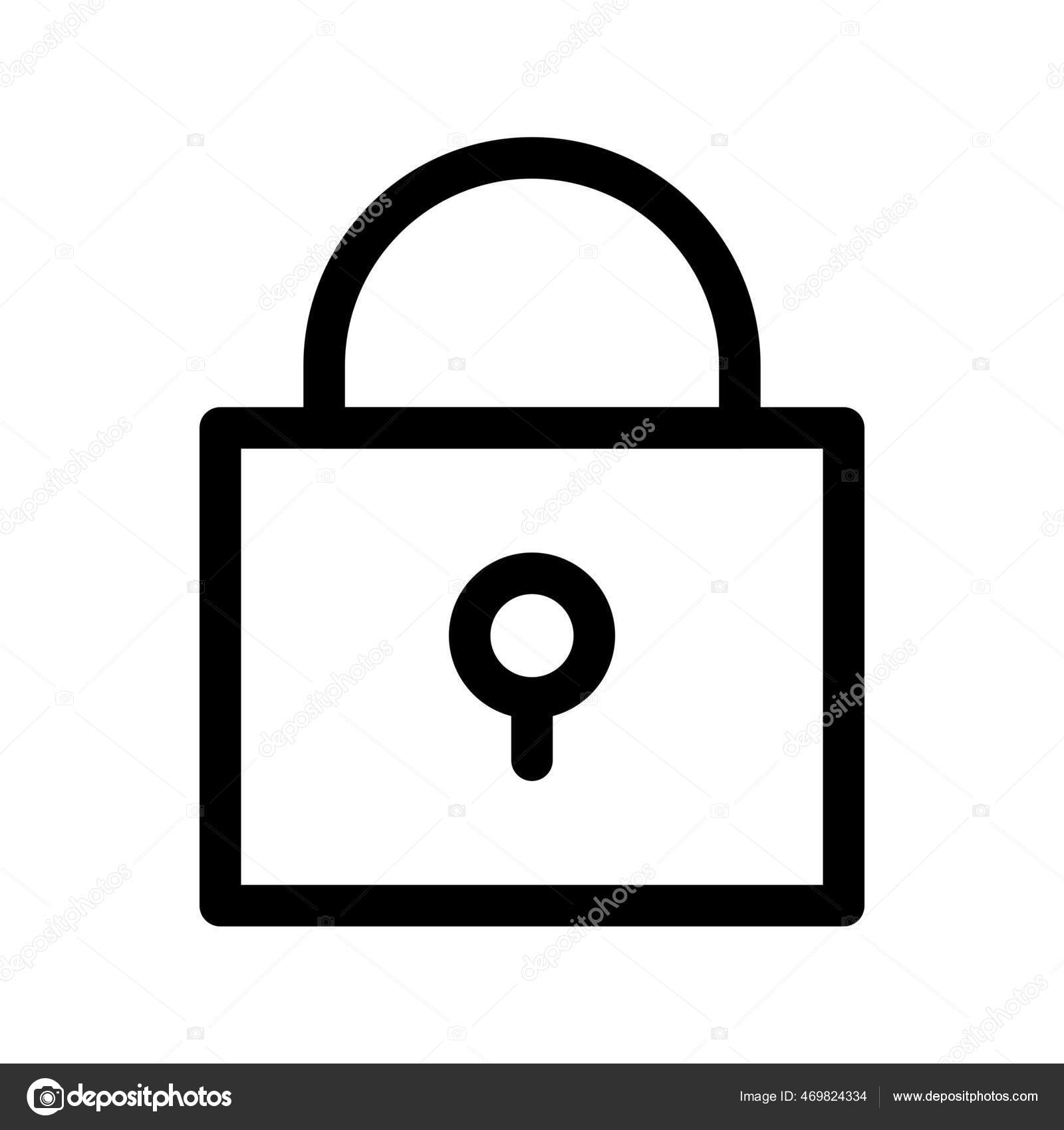 Lock Locked Outline Icon Outline Style Stock Vector by ©iconfinder ...