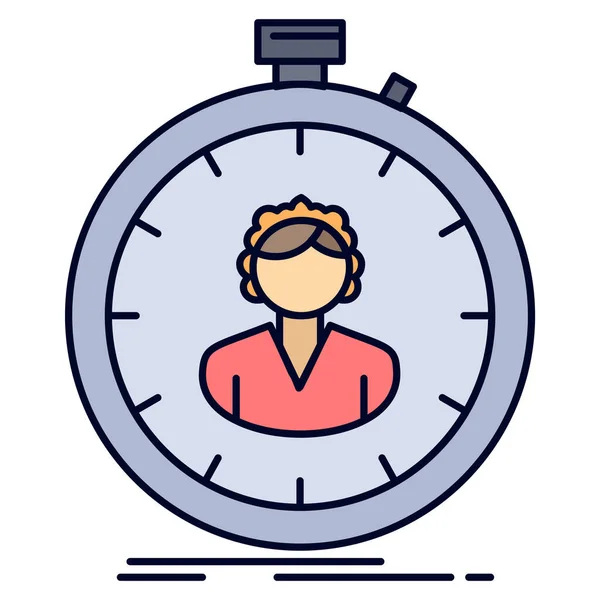 9,987,233 Woman work clock Vector Images | Depositphotos
