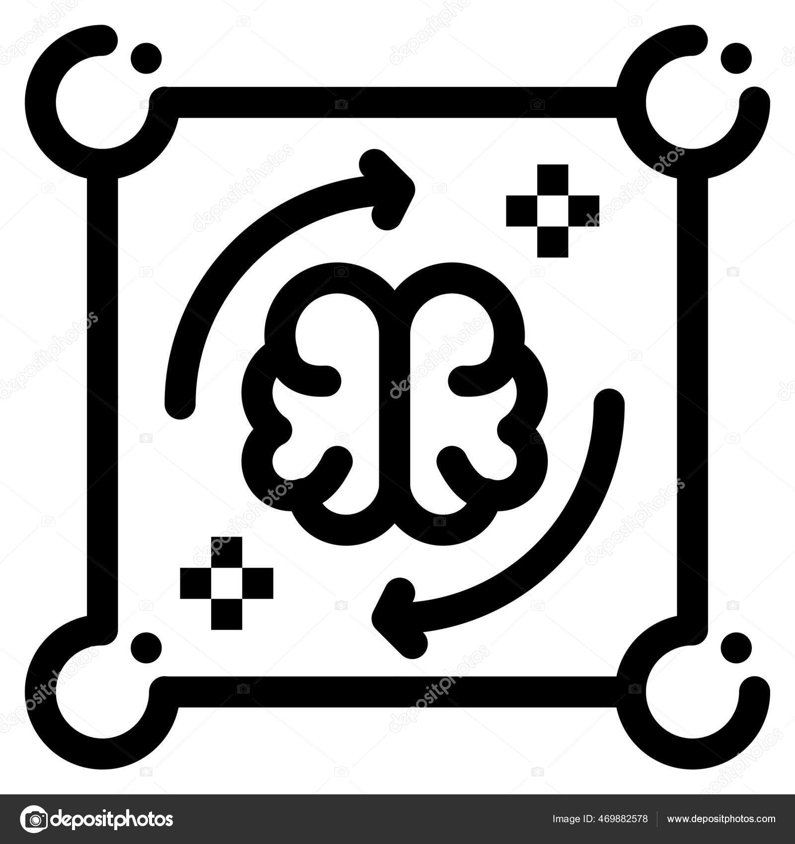 Brain File Mind Icon Stock Vector by ©iconfinder 469882578